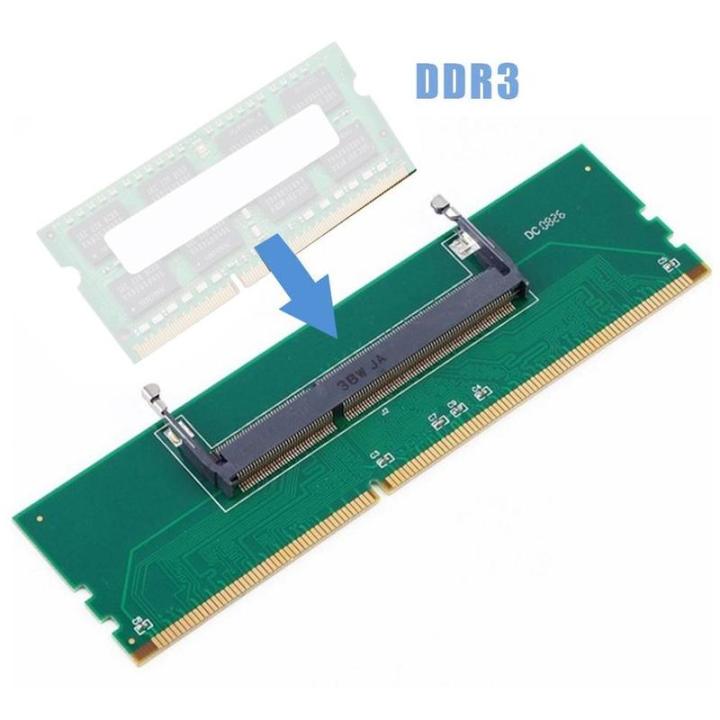 Laptop Ram to Desktop Ram Converter DDR3 DIMM Computer Adapter Card 1 ...