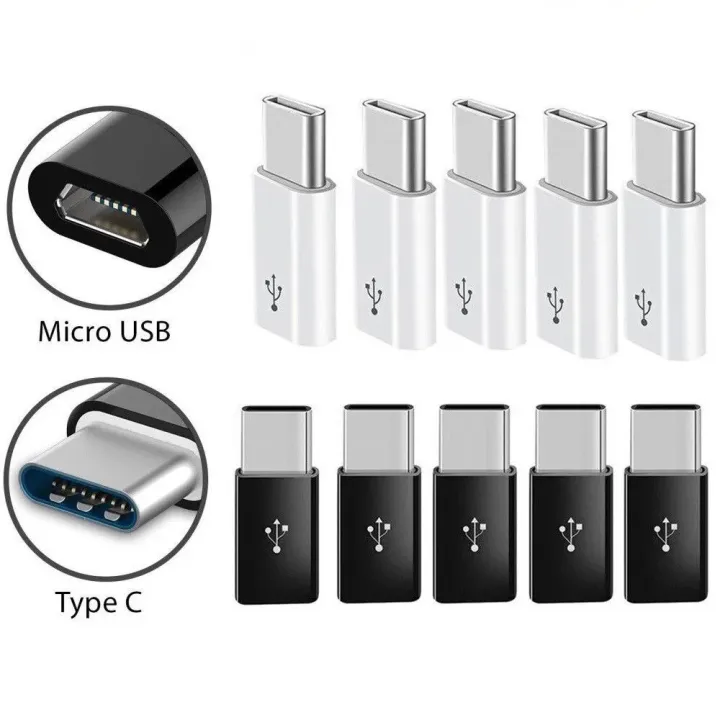 Micro USB Female to USB 3.1 Type C Male Adapter OTG Converter For ...