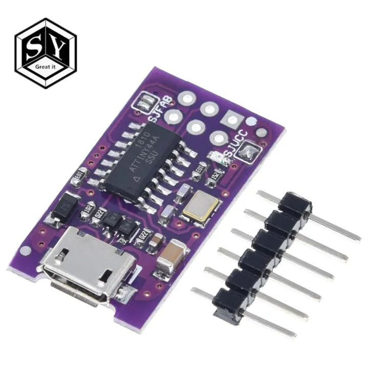 【happy one】Micro USB Tiny AVR ISP ATtiny44 ATTiny45 ATTiny85 Programmer Module IDE Bootloader ...