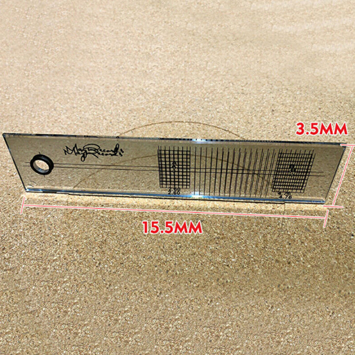 Turntable Phono Cartridge Stylus Alignment Protractor Tool Phonograph ...