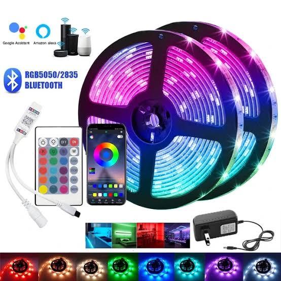 16 Feet Rgb Remote Control Led Strip Light - Rgb Light | Daraz.com.bd