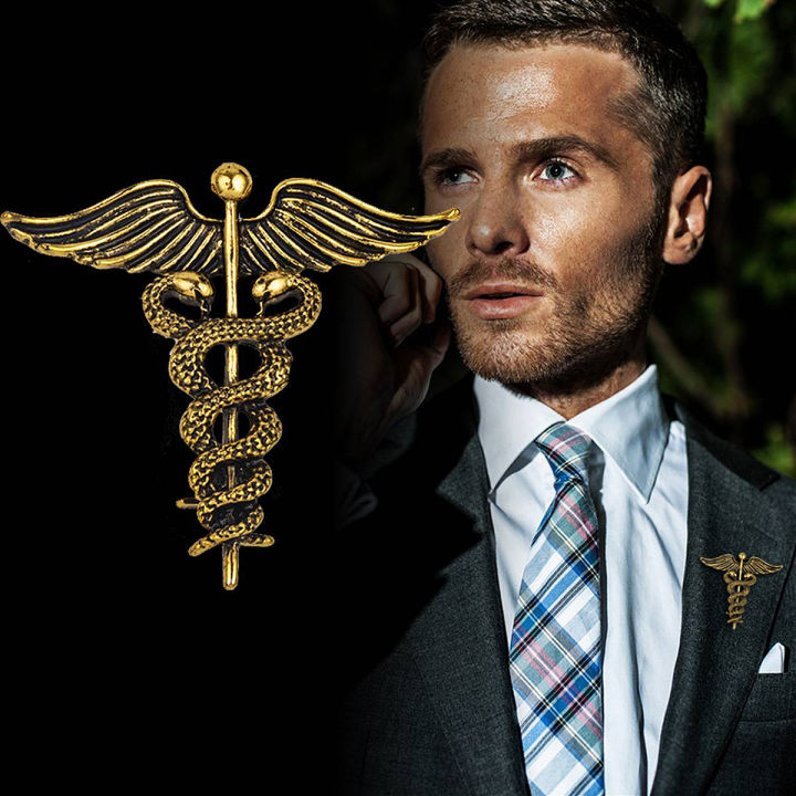 Medical Symbol Coat Pin Brooches for Doctor Nurse Medical Students Men ...
