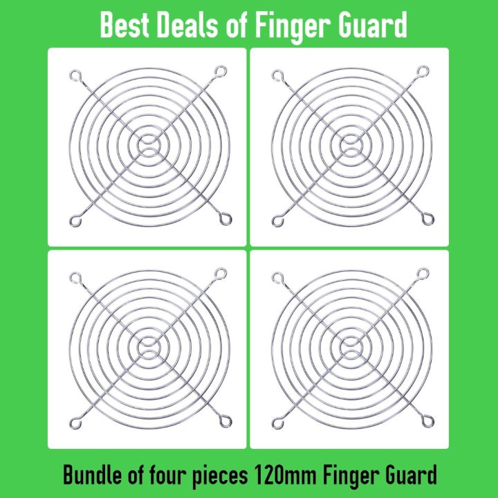 Bundle of Four pieces 120mm Cooling Fan Finger Guard | Daraz.com.bd