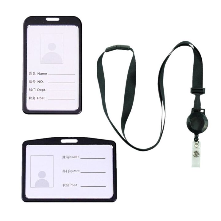 Aluminum Alloy Working Permit Case ID Tag Metal Staff Employee's Pass ...