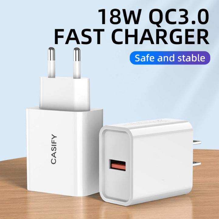 CASIFY QC02 3A 18W Super Charger Adapter V1 Mobile Charger Adapter ...