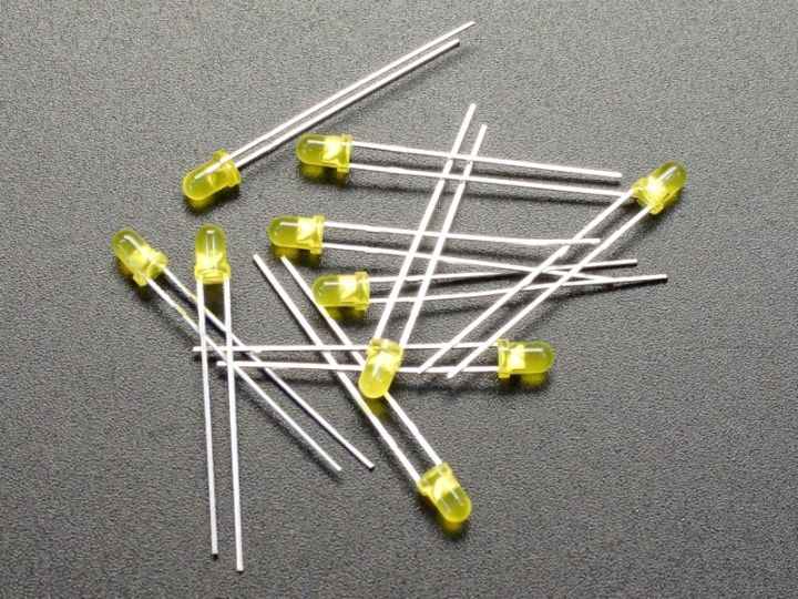 LED Yellow 3mm Diffused General Purpose (10-Pack) | Daraz.com.bd