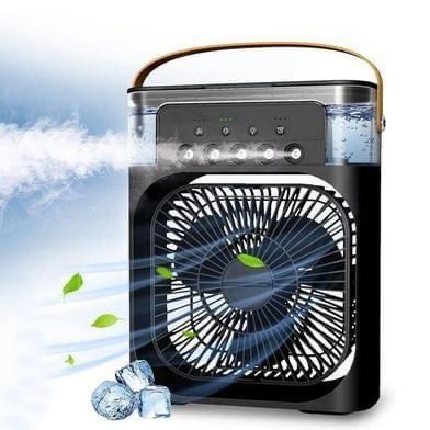 ac dc portable solar rechargeable ventilador humidifier air water ...