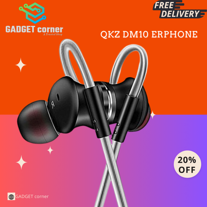 QKZ DM10 Zinc Alloy HiFi Earphone In Ear Earphones | Daraz.com.bd