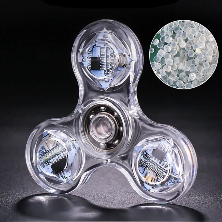 【Fanco Toy store】Luminous light Spinner Hand Top Spinners Glow Light ...