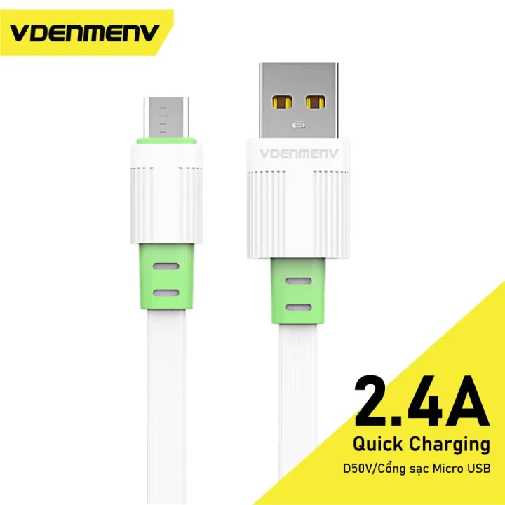 VDENMENV D50T 2.4A High Speed Data Cable Type C Fast Charging | Daraz ...