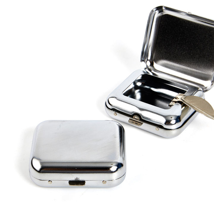 【Eco-friendly】 Stainless Steel Square Pocket metal Tray With Lids ...
