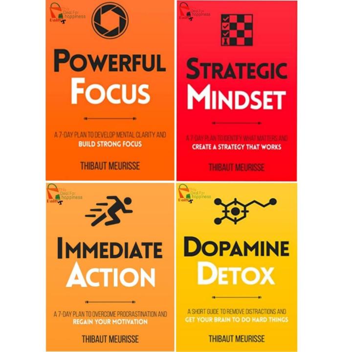 (4 Book Series) by Thibaut Meurisse (Dopamine Detox, Immediate Action ...