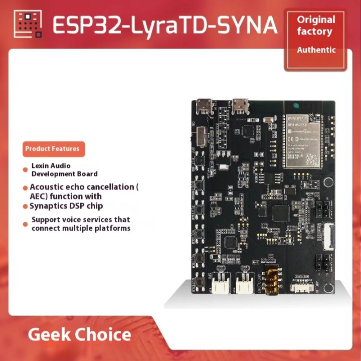 ESP32 LyraTD-SYNA Lexin Technology ESP32 Audio Development Board Voice Recognition Wake up ...