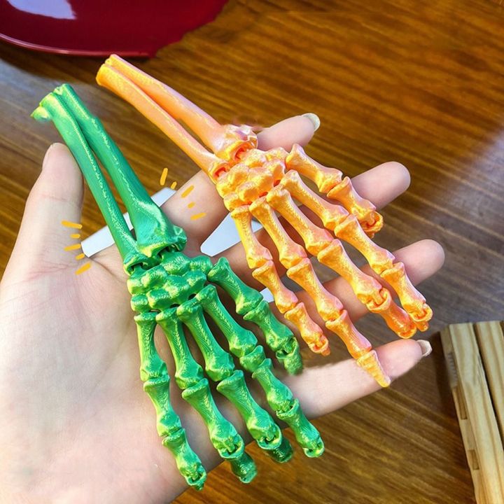 DIY Model 3D Printed Movable Joint Skeleton Claw Spooky Articulated ...
