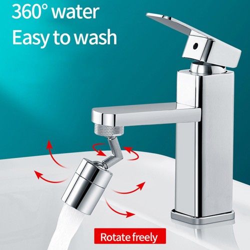 720 Degree Universal Rotating Faucet Extender, Anti-splash Filter ...