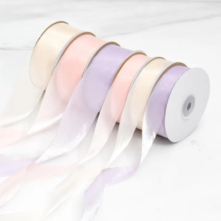 Decorative Chiffon Ribbon Soft Wrapping 9 Meters Wedding Ribbon ...