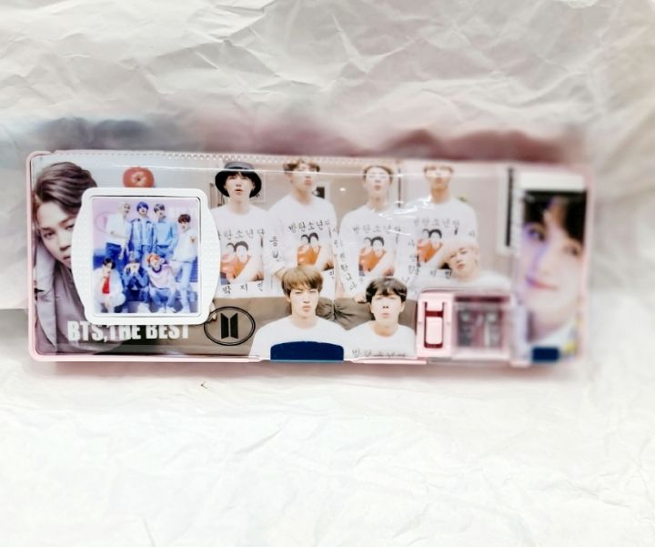 BTS Pencil Bag box Pencil Case boy and girl BTS Pencil case pencil box ...