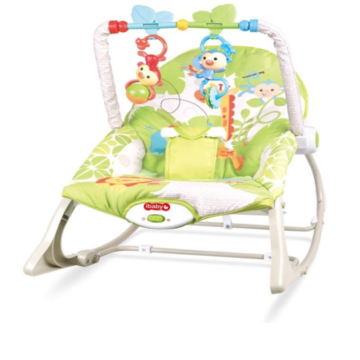 iBaby Infant to Toddler Rocker Bouncer with Music & Vibration Baby ...