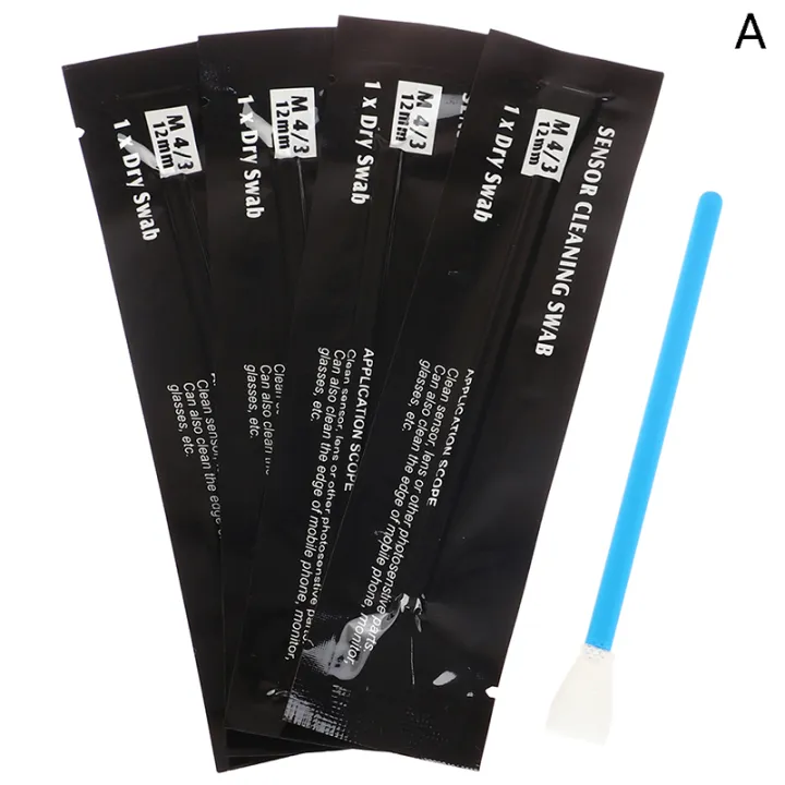 5Pcs Dry 12mm/24mm Camera Sensor Cleaning Swabs Kit Digital Camera Lens ...
