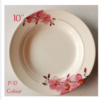 Sharif Melamine Rice Soup Plate - 6 pics 10" | Daraz.com.bd