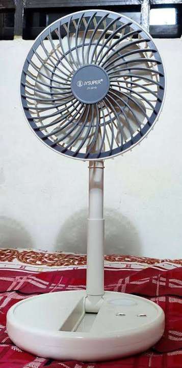 JY SUPER JY-2215 JYSUPER Professional Rechargeable Fan With LED Light | Daraz.com.bd