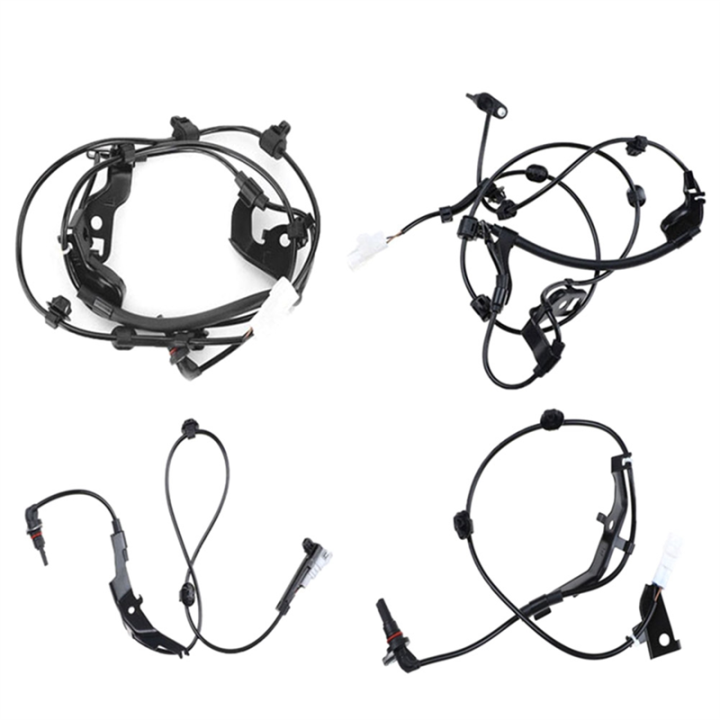 4 Piece Front Rear Right Left ABS Speed Sensor 89542-0K060 89543-0K061 ...