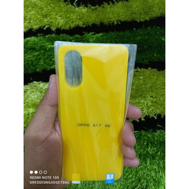 OPPO A17 Back Poly Sticker Crystal Clear Thin Anti-Scratches Hydrogel ...