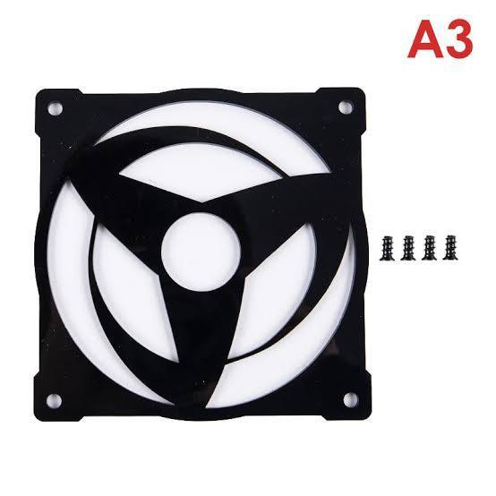 PC Fan Grill Sharingan Collection 120mm fan braket .Cooling Fan RGB ...