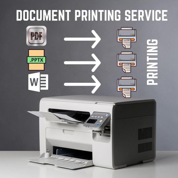 Document Laser Printing Service (Black & White and A4 Size Only ...