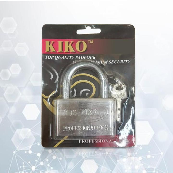 50mm Kiko Stainless Steel Square Padlock Lock Warehouse Door Key ...