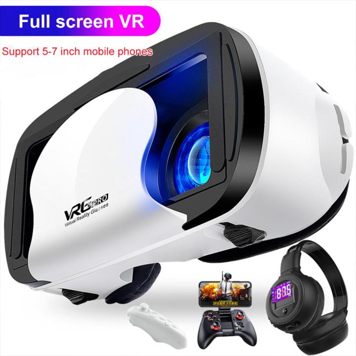 VRG Pro 3D VR Glasses Virtual Reality Full Screen Visual Wide-Angle VR ...