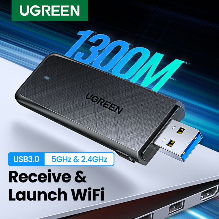 Ugreen Wifi Adapter 1300mbps 5ghz And 2 4ghz Dual Band Usb Wifi For