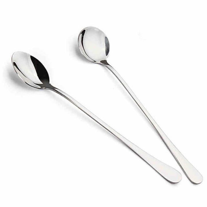 (2 pcs) Long handle Spoon, Achar's Spoon, Salt Spoon - 24cm (2 pcs ...