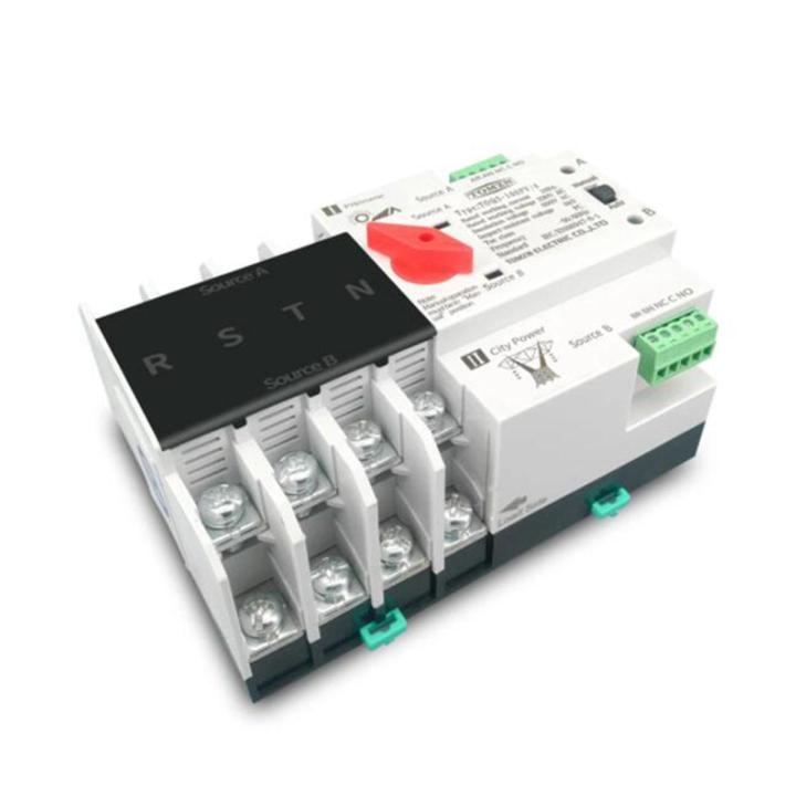 Din Rail 4P ATS Dual Automatic Transfer Switch al Selector Switches ...