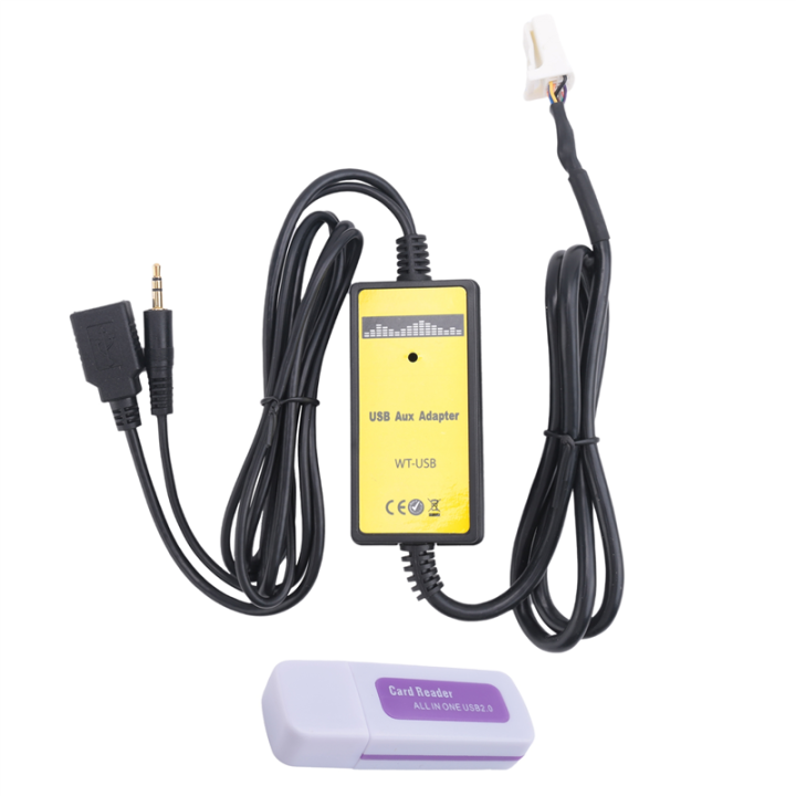 6 + 6PIN Car Radio Digital USB MP3 Interface CD Changer Adapter with 3 ...