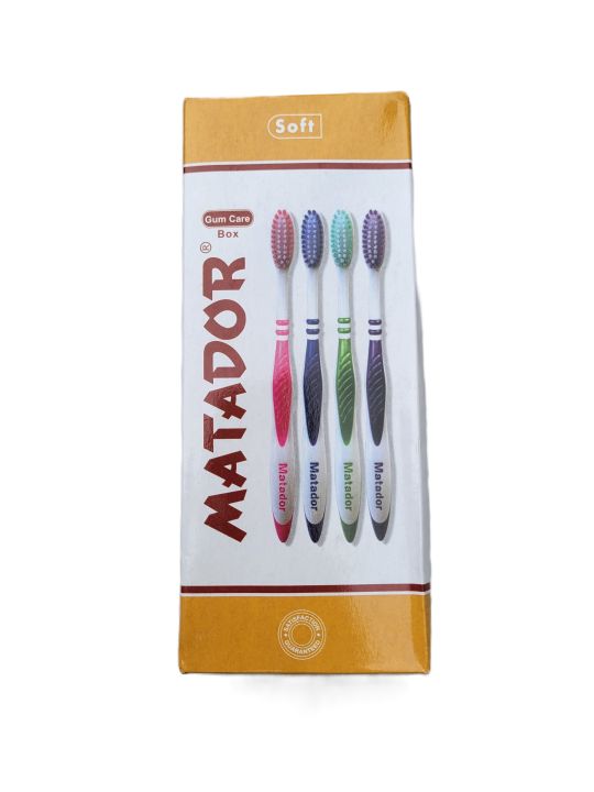 Matador, Gum Care & Revolta Box Toothbrush, 12 pcs. | Daraz.com.bd