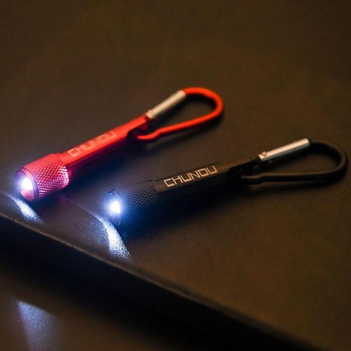Mini LED Camping Flashlight Keychain Keyring Aluminum LED Light Camping ...