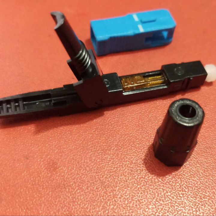 1pcs Single-Mode Fiber Optic SC APC Quick Fast Field Assembly Connector ...