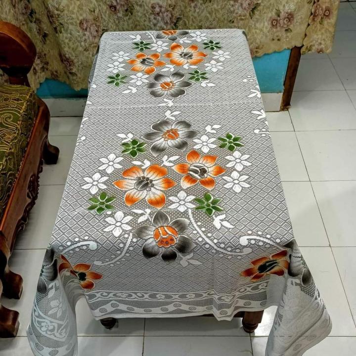 Indian rose pital 4 seater and tea table cloth | Daraz.com.bd