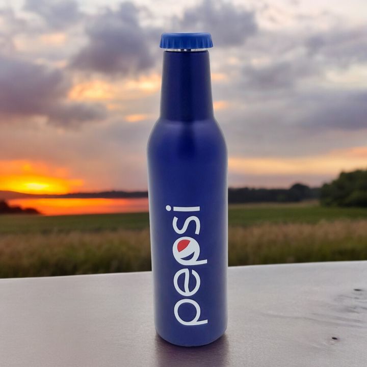 Pepsi Stainless Steel 500ml Vacuum Water Bottle, 1 pcs, Hot and Cool ...