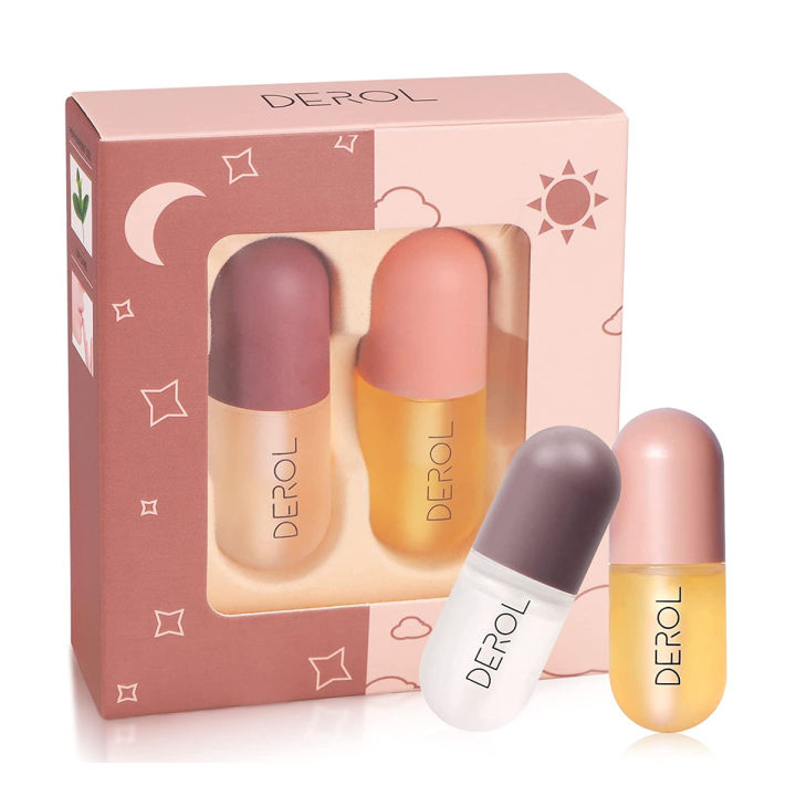 DEROL Day Night Instant Volumising Lip Plumper Enhancer Makeup ...