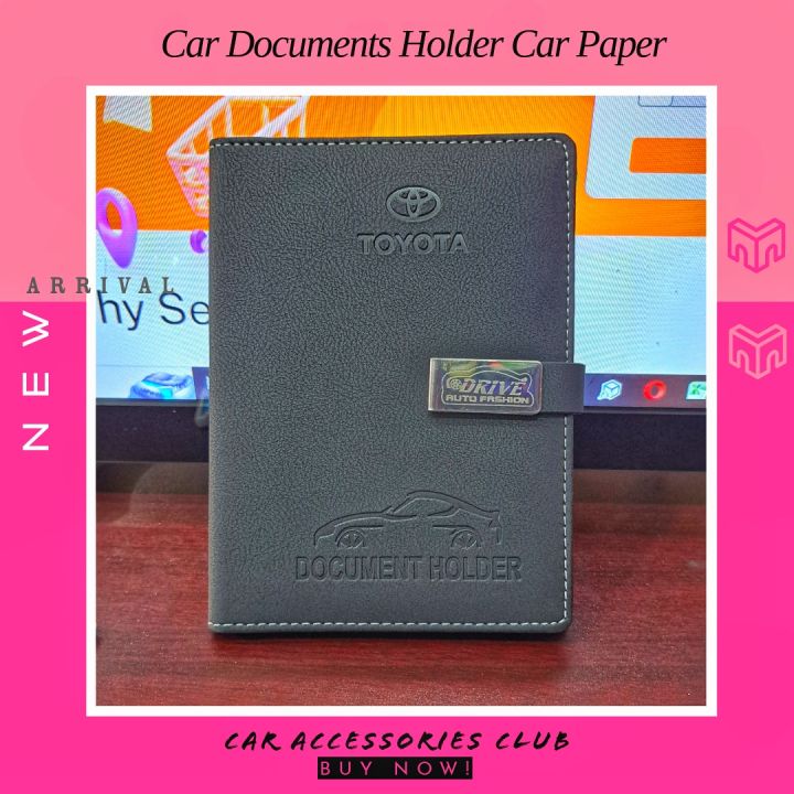 Car Documents Holder Car Paper Bag Document Cover Paper holder for Car ...