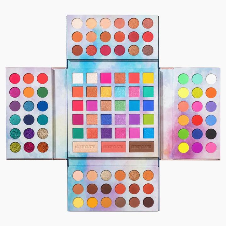 105 Colors Makeup Eyeshadow Palette with Matte Blush Makeup Set, 5 in 1 ...