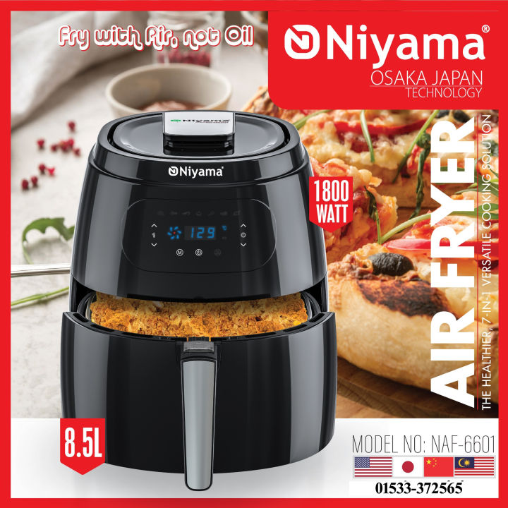 Ni-yama german technology Air Fryer NAF-6601 1800 watt 8.5 litter ...