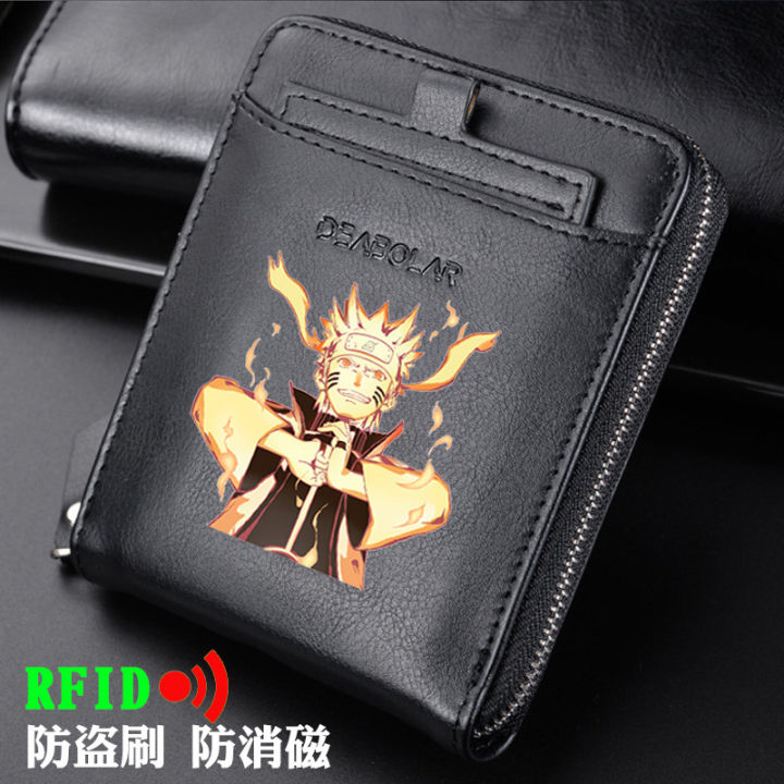 Naruto Wallet Men's Short Student Cartoon Animation Peripheral Naruto ...