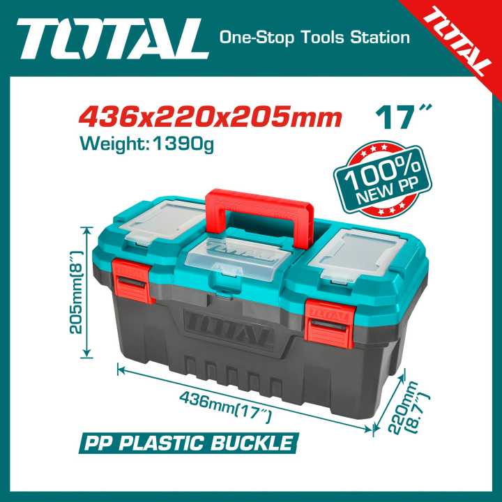 TOTAL TPBX0171 17" Plastic tool box | Daraz.com.bd