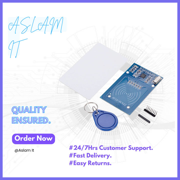 RFID Card Reader Sensor Module For Arduino Or ESP | Daraz.com.bd