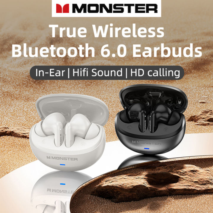 Monster MQT39 Wireless Bluetooth 6.0 Earphones TWS Hifi Stereo ...