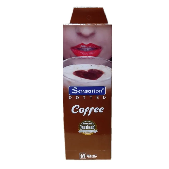 Sensation Dotted Coffee - Condom (12 pack) | Daraz.com.bd