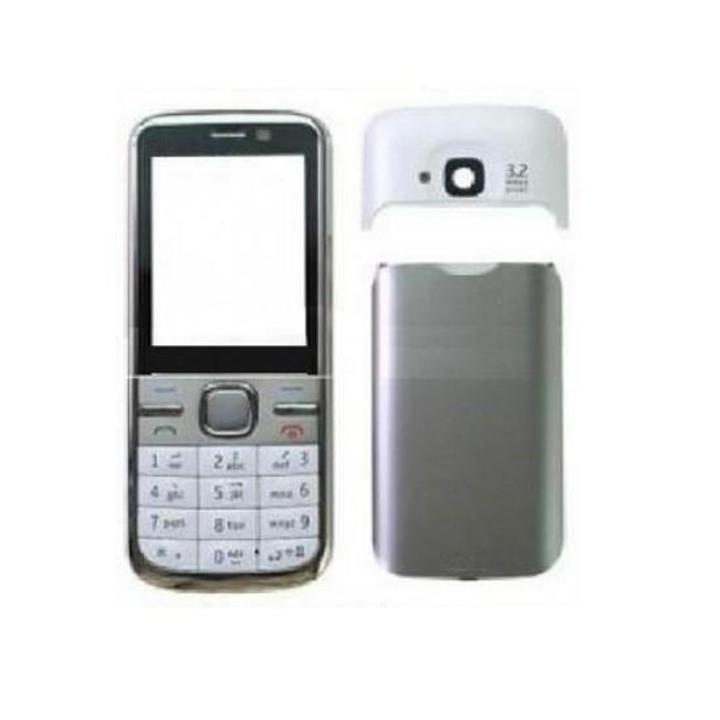 For Nokia C5 Front & Back Side Mobile Casing with Keypad without body ...